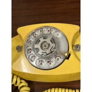 Bell system | Accessories | Bell System Yellow Rotary Dial Princess ...